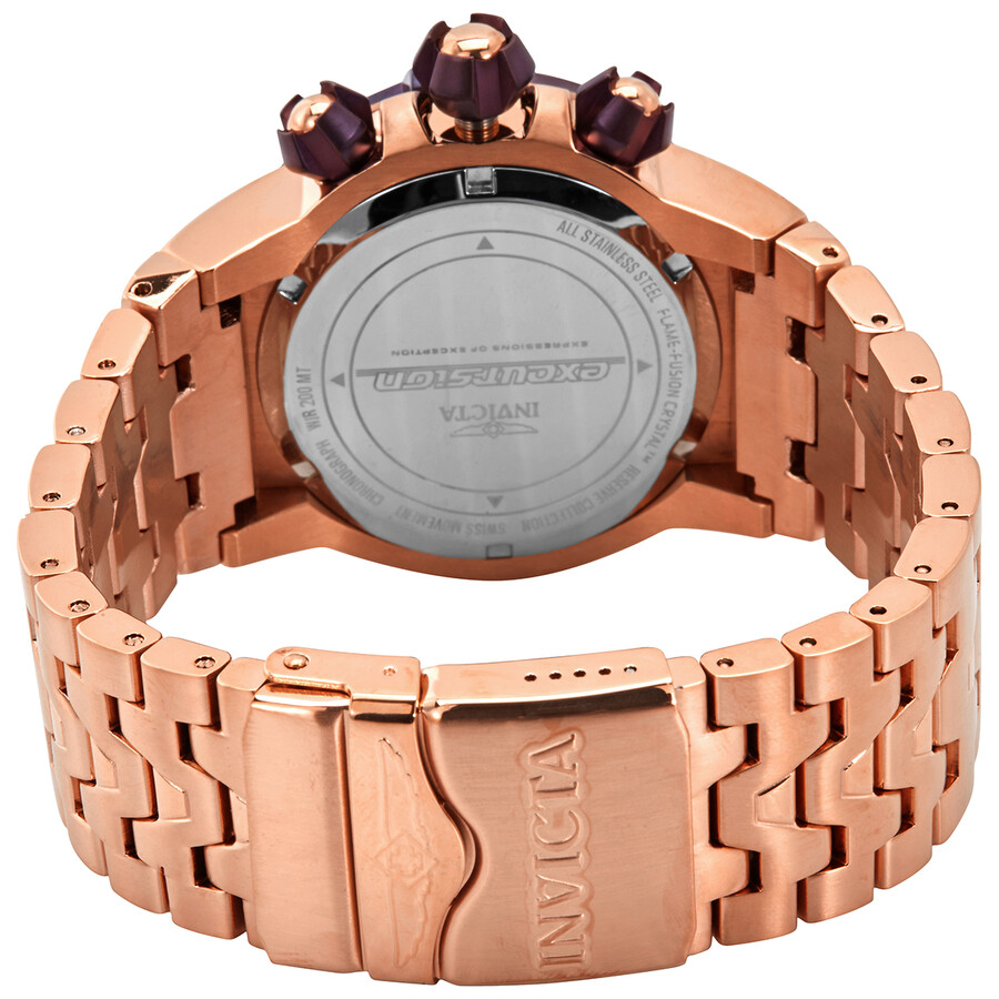 Invicta Reserve Sea Excursion Chronograph Quartz Black Dial Men's Watch ...