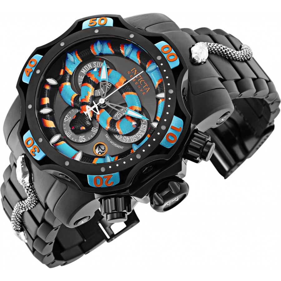 Invicta Reserve Venom Snake Chronograph Quartz Men's Watch 32038 ...
