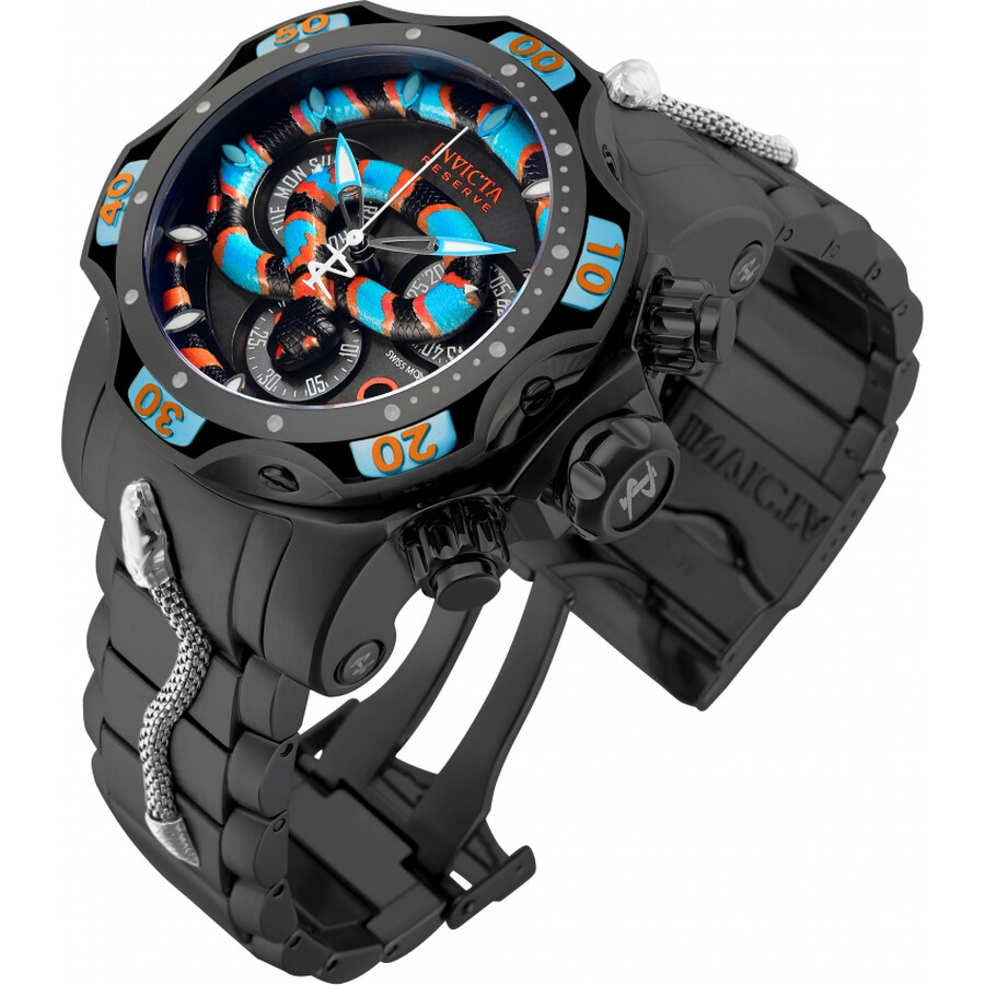 Invicta Reserve Venom Snake Chronograph Quartz Men's Watch 32038 ...