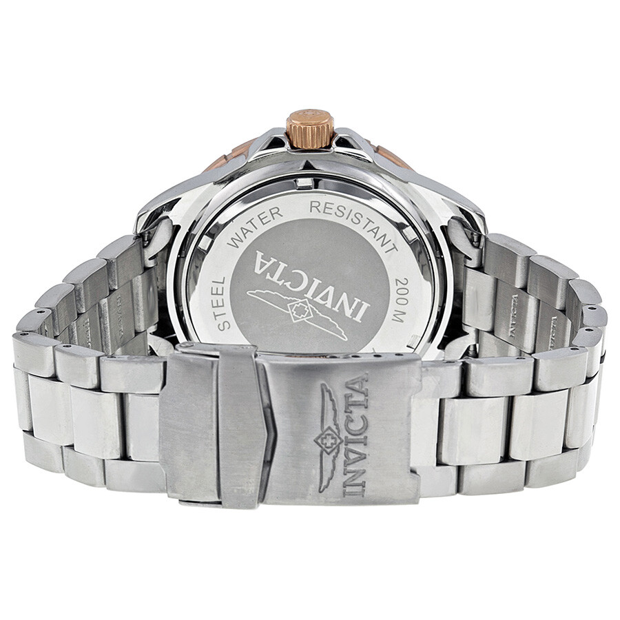Invicta Rose Dial Stainless Steel Men's Watch 14347 886678149377 - Pro ...