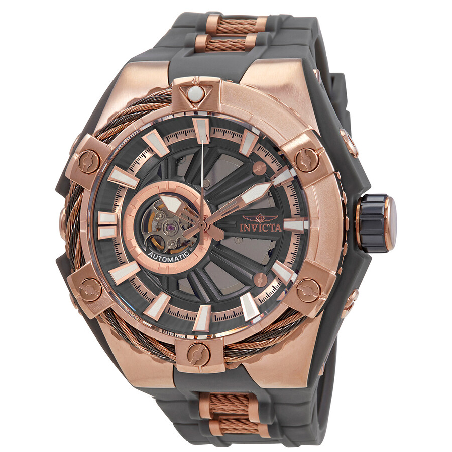 Invicta S1 Rally Automatic Gunmetal Dial Open Heart Men's Watch 28862 ...