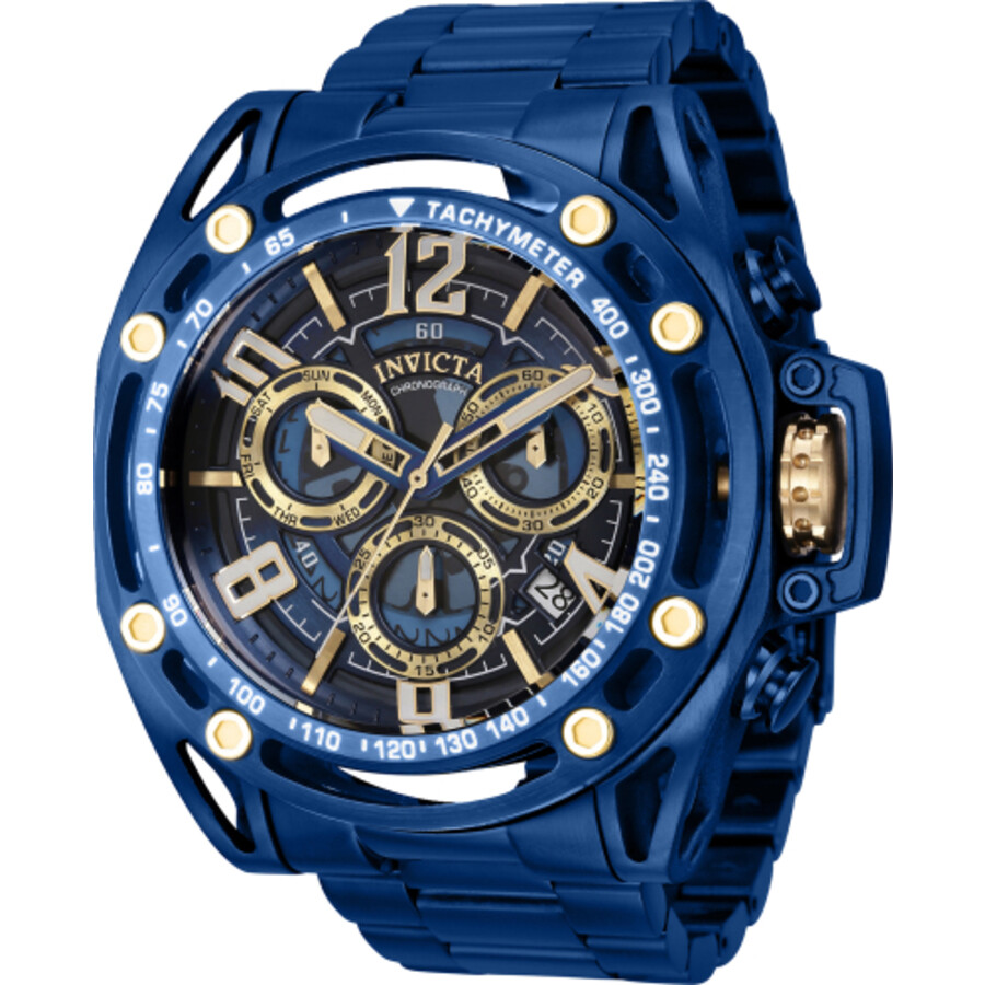 Invicta S1 Rally Chronograph Automatic Blue Dial Men's Watch 39146 ...