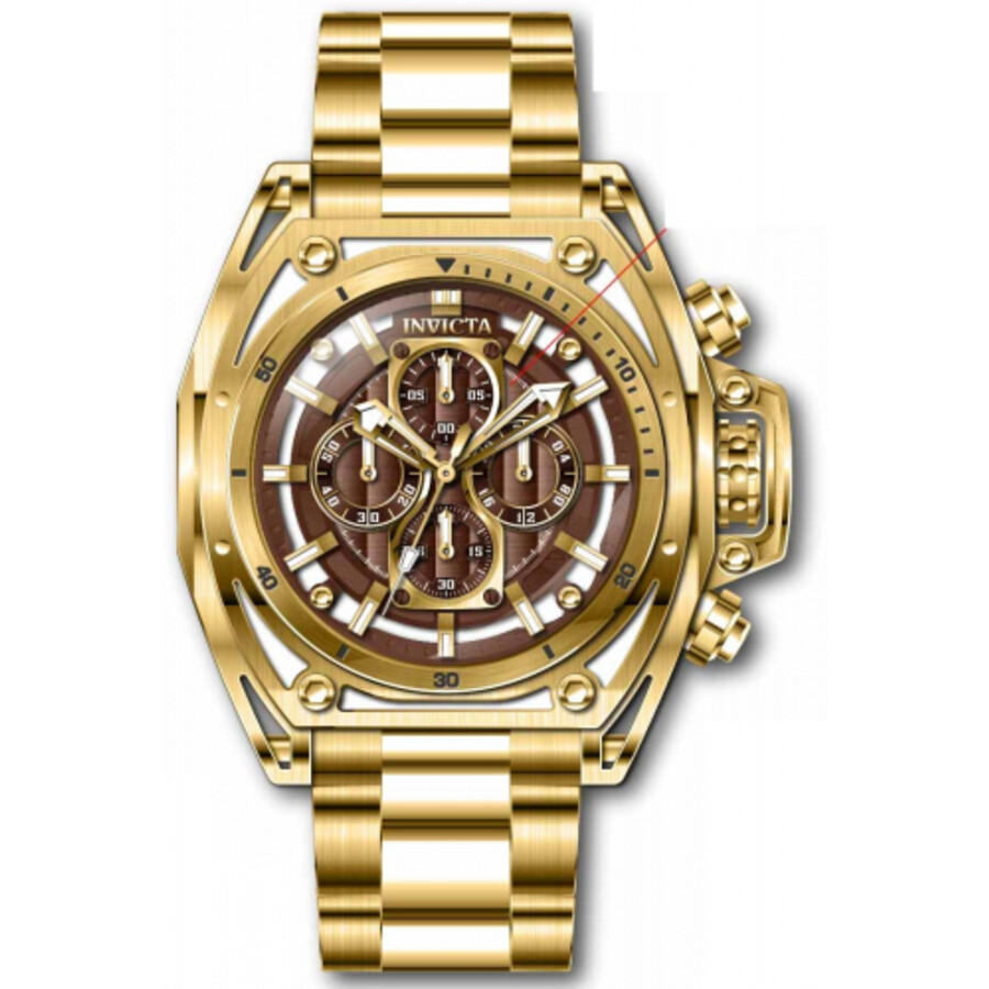 Invicta S1 Rally Chronograph Quartz Brown Dial Men's Watch 39157 ...