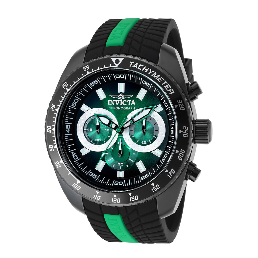 Invicta S1 Rally Chronograph Quartz Green Dial Men's Watch 36307 ...