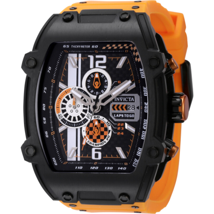 Invicta S1 Rally Diablo Chronograph Quartz Black Dial Men's Watch 44136 ...