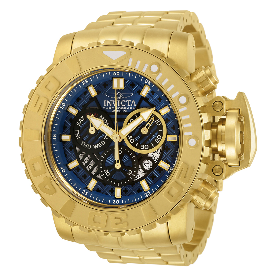 Invicta Sea Hunter Chronograph Quartz Blue Dial Men's Watch 30911 ...