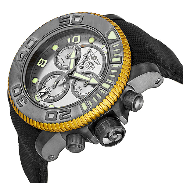 Invicta Sea Hunter Gunmetal Sunray Chronograph Men's Watch 10721 ...