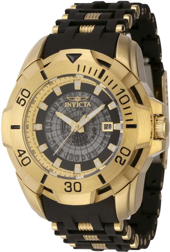 Invicta Sea Spider Date Quartz Black Dial Men's Watch 44129 ...