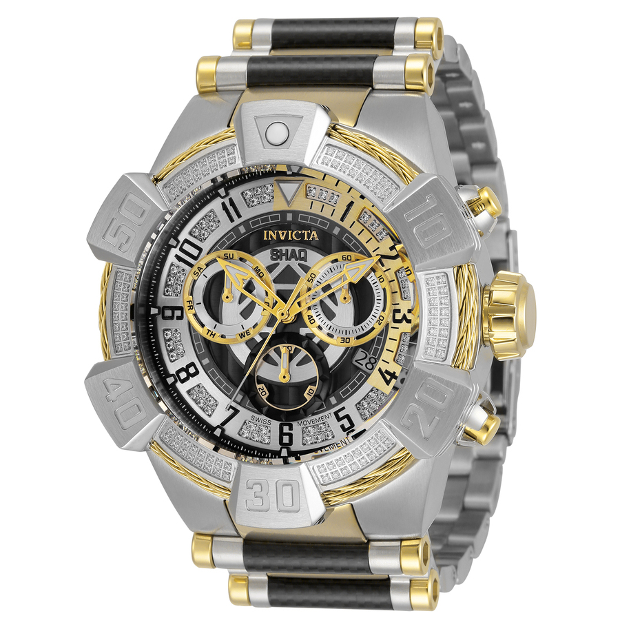 Invicta SHAQ Chronograph Quartz Black Dial Men's Watch 33665 ...