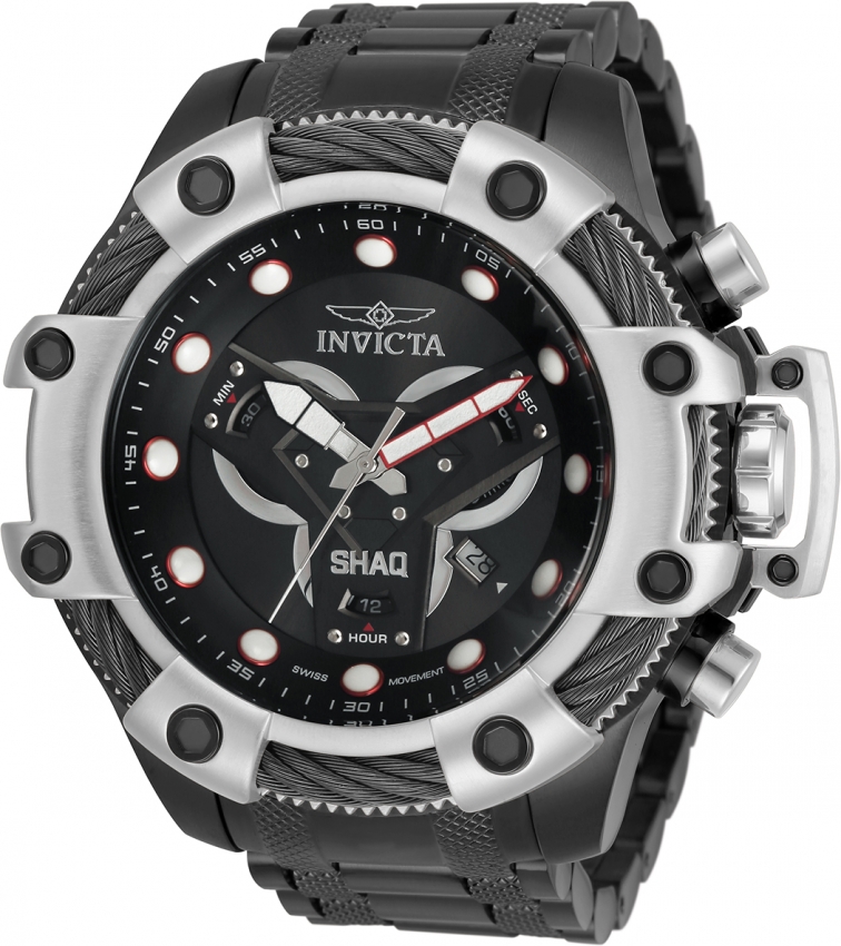 Invicta SHAQ Chronograph Quartz Black Dial Men's Watch 33656 ...