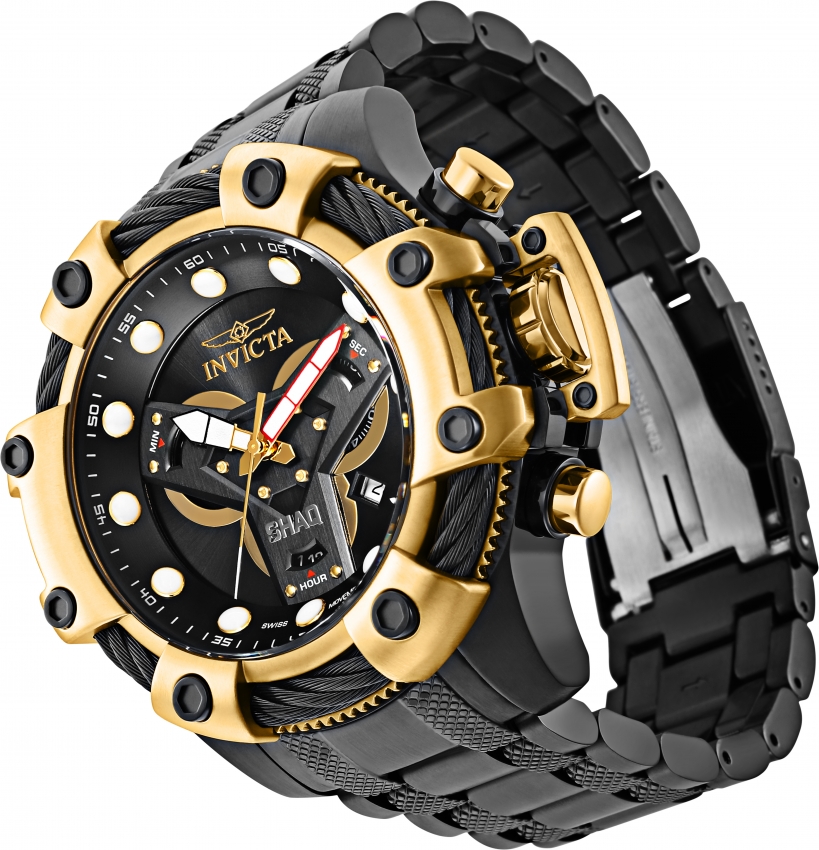 Invicta SHAQ Chronograph Quartz Black Dial Men's Watch 33657 ...