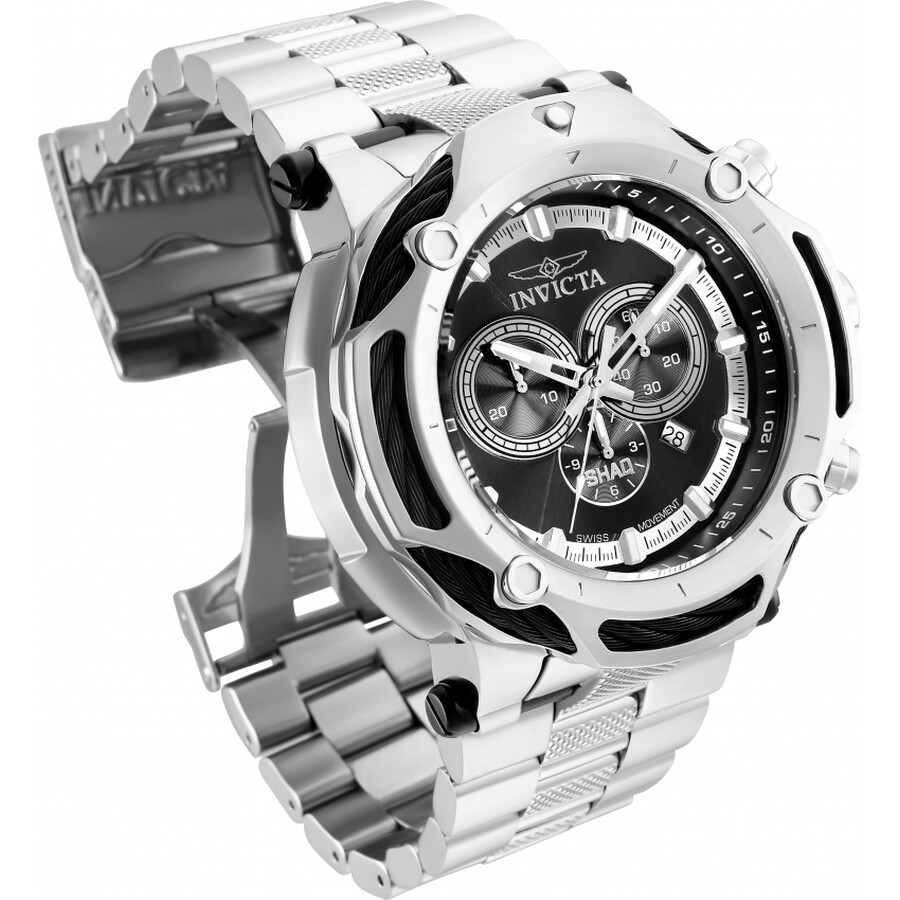 Invicta SHAQ Chronograph Quartz Black Dial Men's Watch 33659 ...