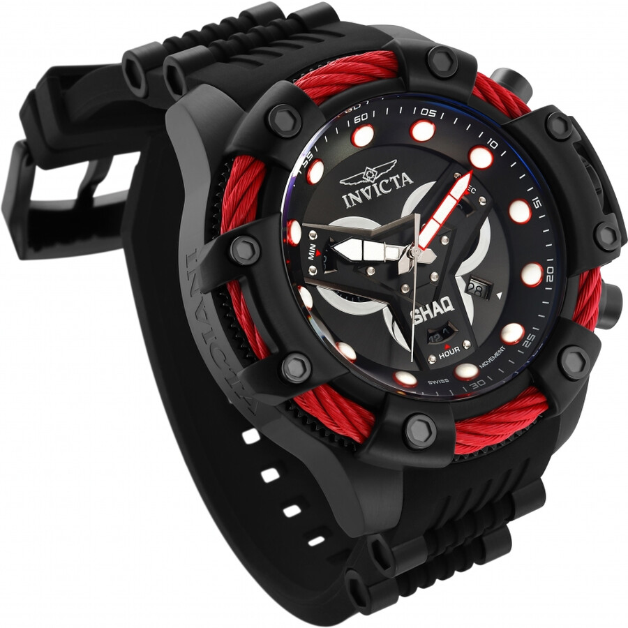 Invicta SHAQ Chronograph Quartz Black Dial Men's Watch 33668 ...