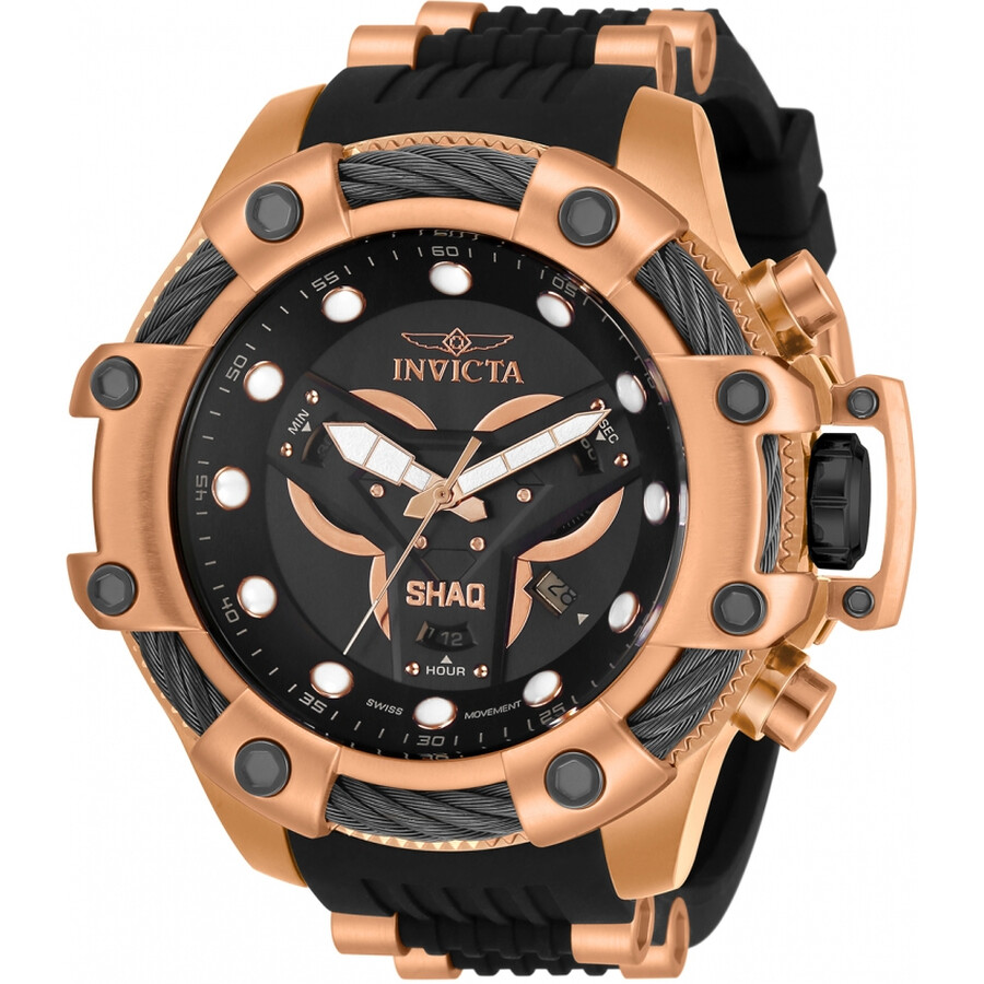 Invicta SHAQ Chronograph Quartz Black Dial Men's Watch 33670 ...