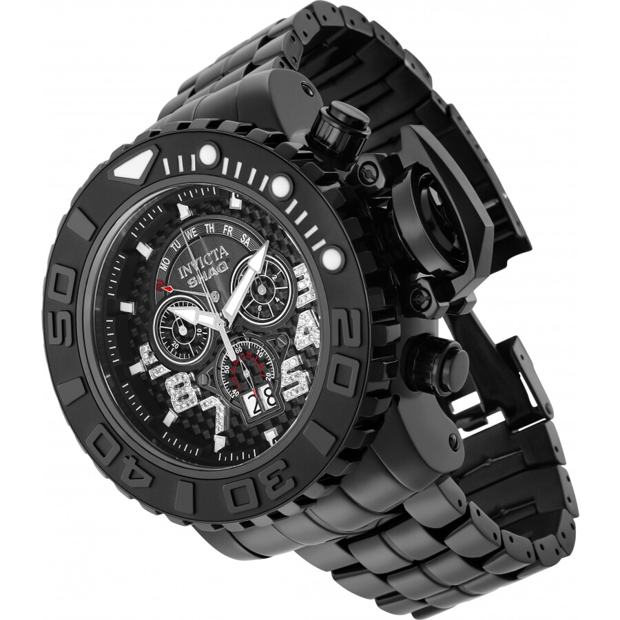 Invicta SHAQ Chronograph Quartz Black Dial Men's Watch 33731 ...