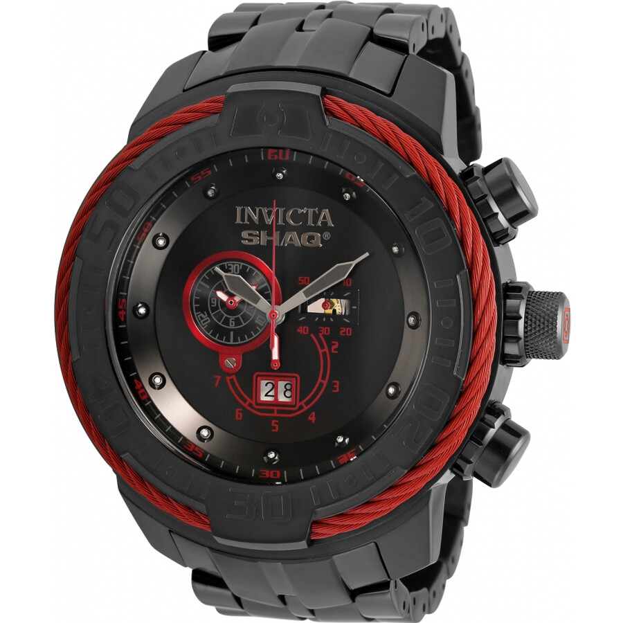 Invicta SHAQ Chronograph Quartz Black Dial Men's Watch 34464 ...