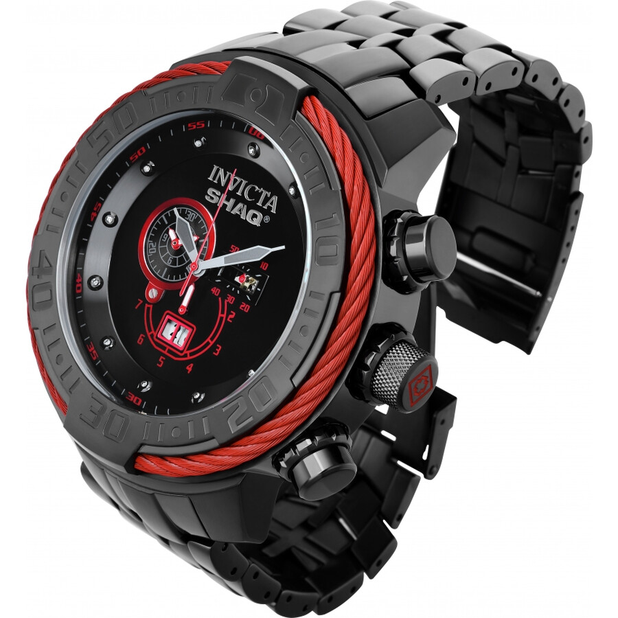 Invicta SHAQ Chronograph Quartz Black Dial Men's Watch 34464 ...