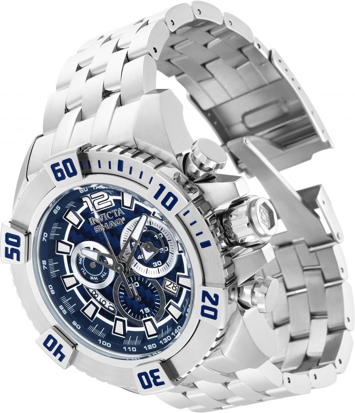Invicta SHAQ Chronograph Quartz Blue Dial Men's Watch 33766 ...