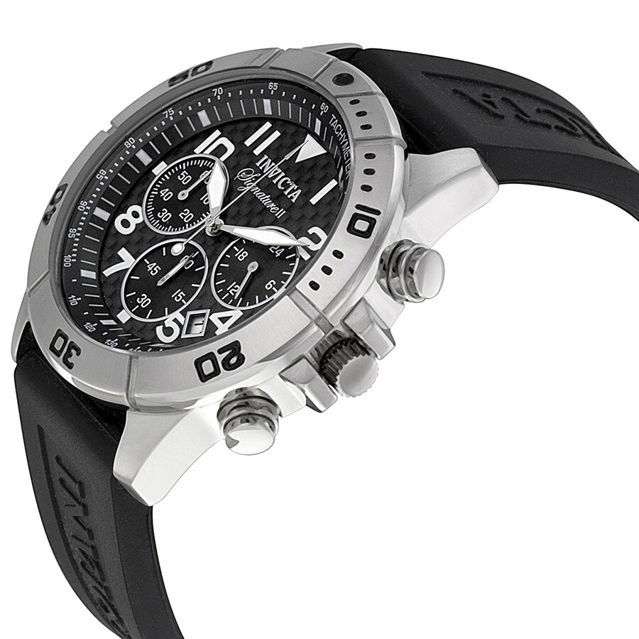 Invicta Signature II Chronograph Black Dial Men's Watch 7346 ...