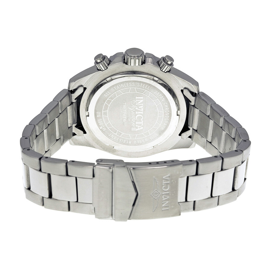 Invicta Signature II Chronograph Black Dial Steel Men's Watch 7366 ...