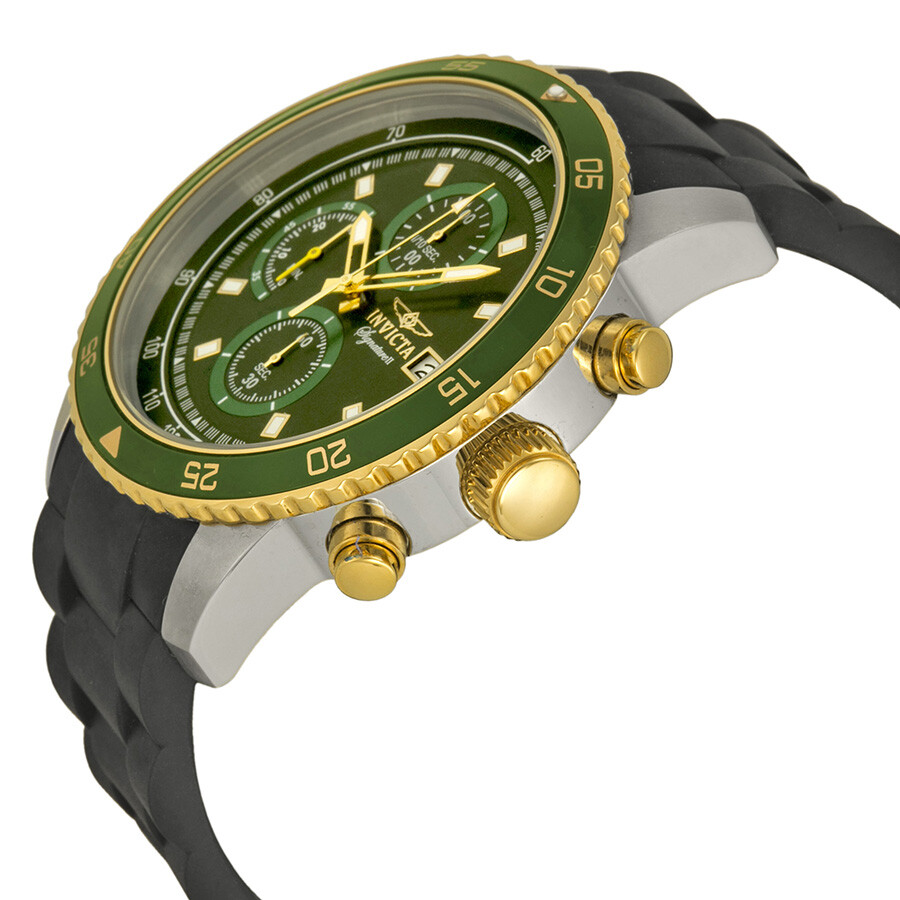 Invicta Signature II Chronograph Green Dial Men's Watch 7397 ...