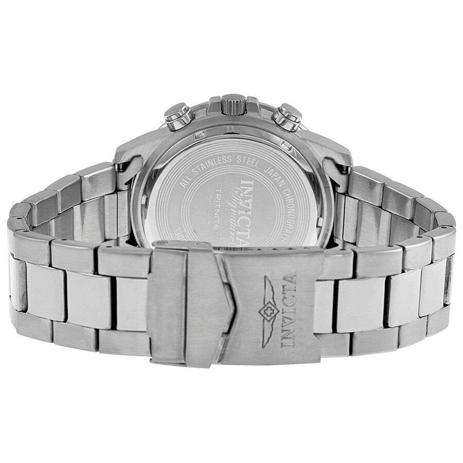 Invicta Signature II Chronograph Tachymeter Silver Dial Men's Watch ...