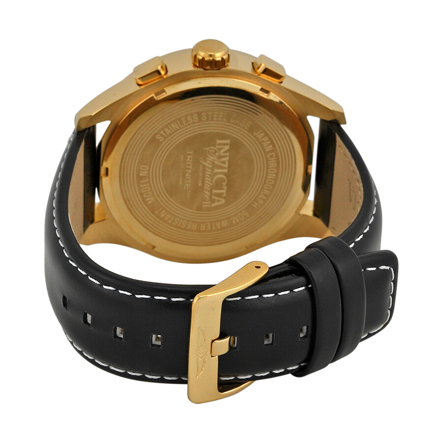 Invicta Signature II Elegant Chronograph Gold Dial Men's Watch 7417 ...