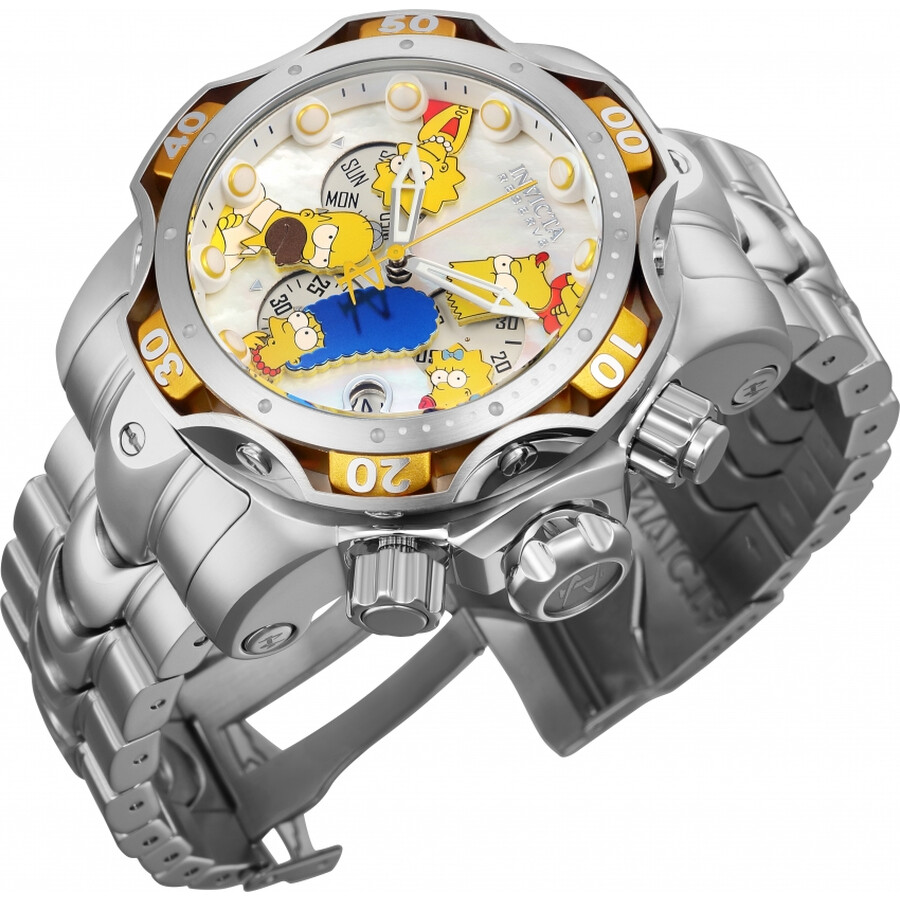 Invicta Simpsons Simpsons Chronograph Quartz Men's Watch 37008 ...