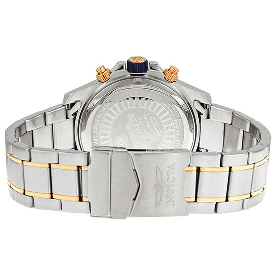Invicta Specialty Chronograph Champagne Dial Two-tone Men's Watch 13976 ...