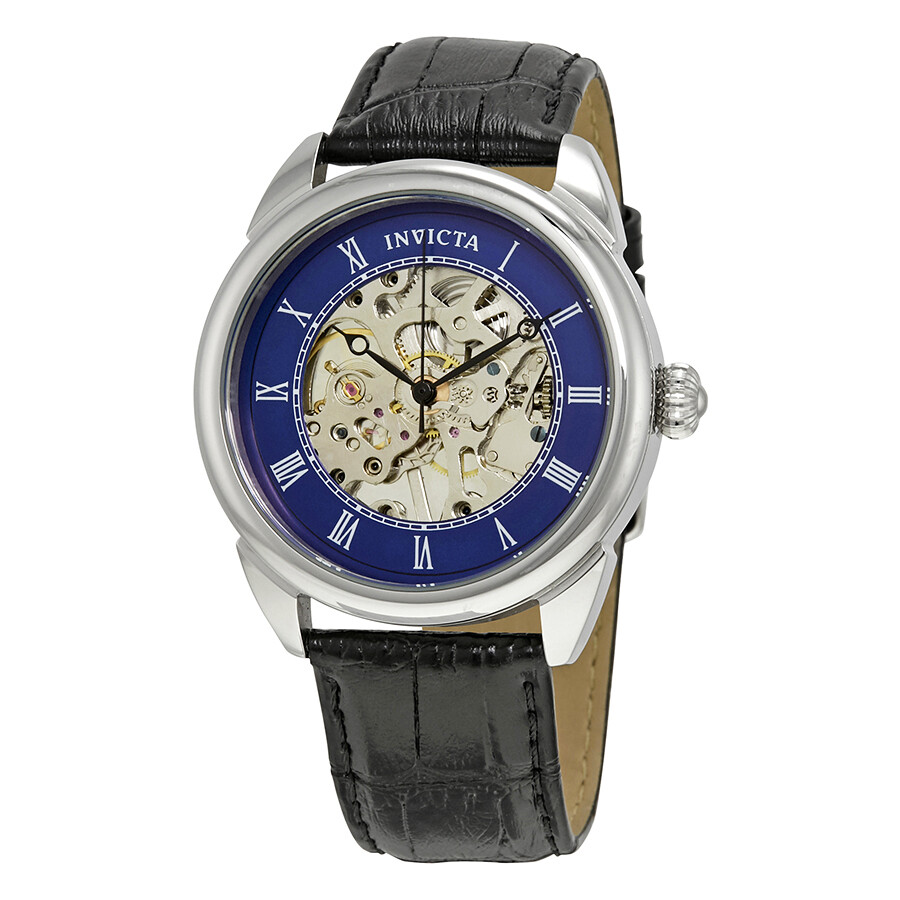 Invicta Specialty Mechanical Blue Skeleton Dial Men's Watch 23534 ...