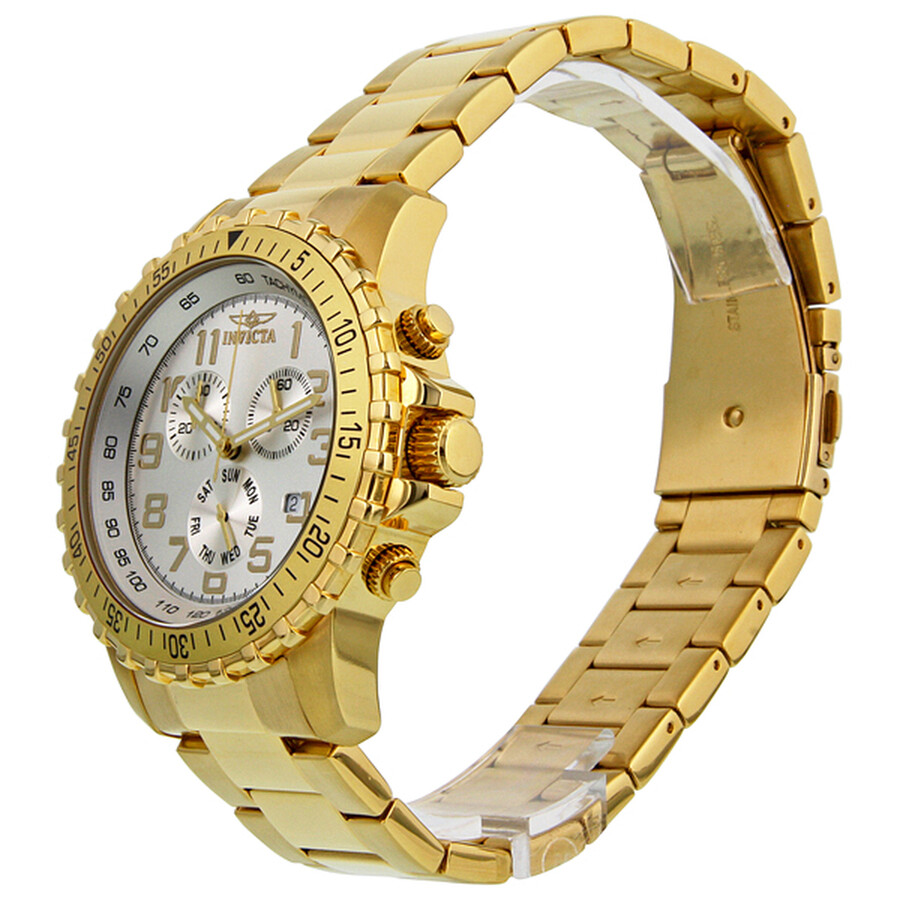 Invicta Specialty Pilot Chronograph Silver Dial Men's Watch 11369 ...