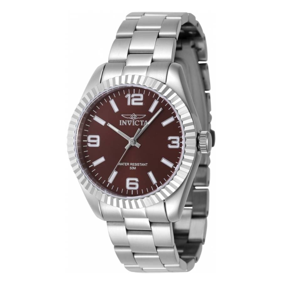 Invicta Specialty Quartz Copper Dial Stainless Steel Ladies Watch 47467 ...