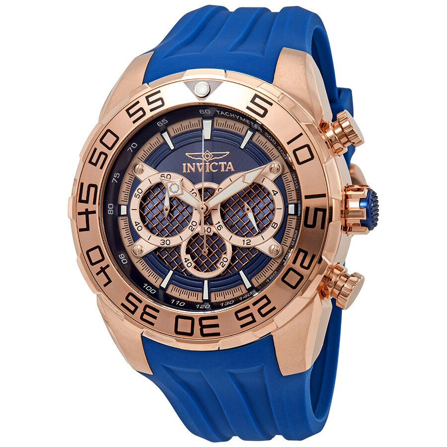 Invicta Speedway Chronograph Blue Dial Men's Watch 26305 886678316991 ...