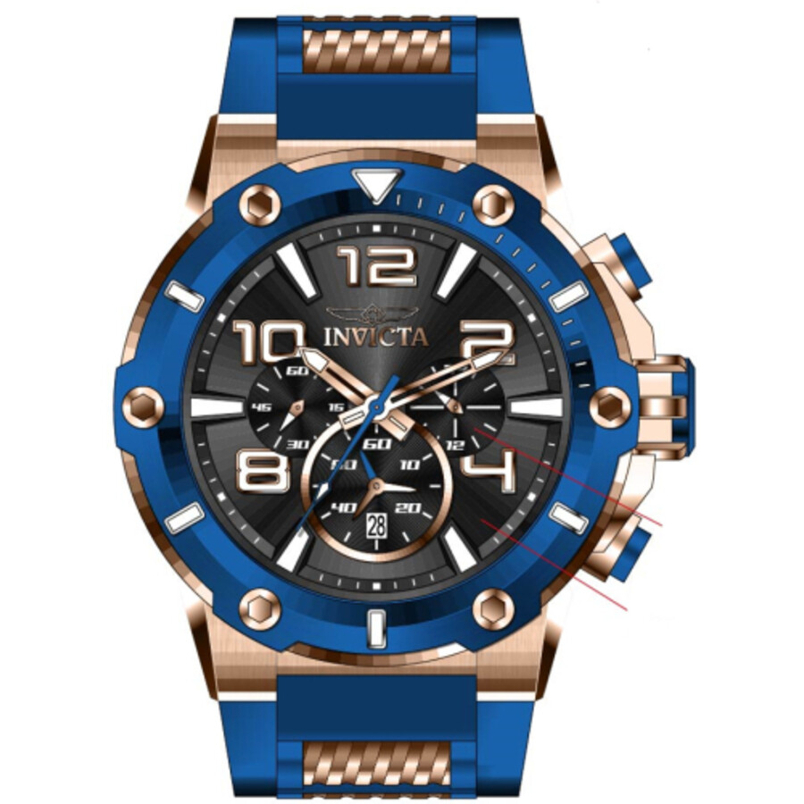 Invicta Speedway Chronograph Quartz Black Dial Men's Watch 40896 ...