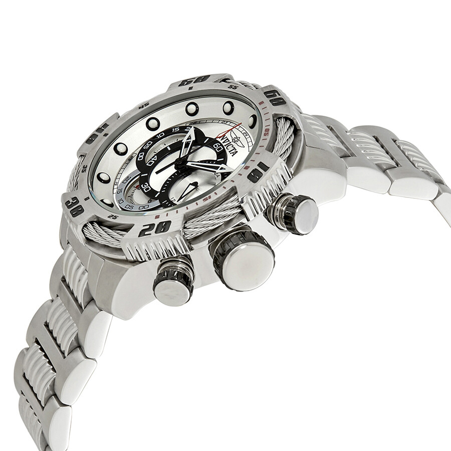 Invicta Speedway Chronograph Silver Dial Men's Watch 25479 886678308378 ...