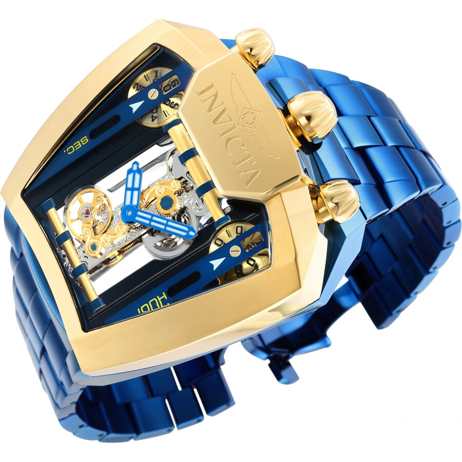 Invicta Speedway Zager Exclusive Quartz Black Dial Men's Watch 35458 ...