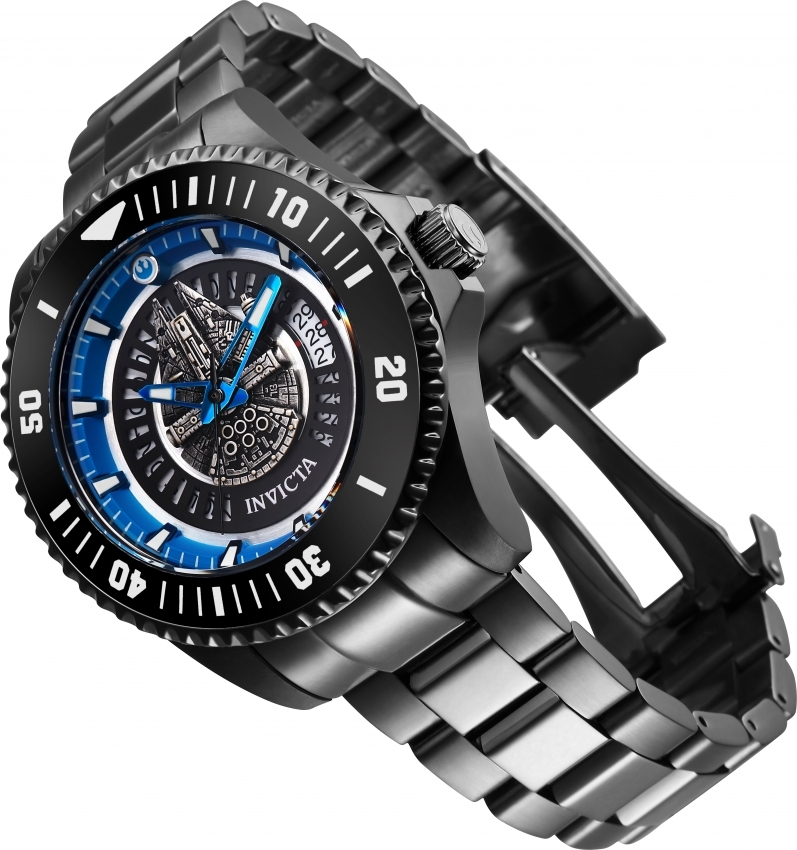 Invicta Star Wars Millennium Falcon Automatic Black Dial Men's Watch ...