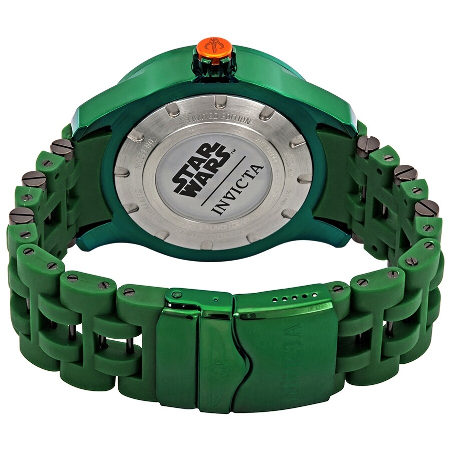 Invicta Star Wars Boba Fett Automatic Green Dial Men's Watch 26545 ...