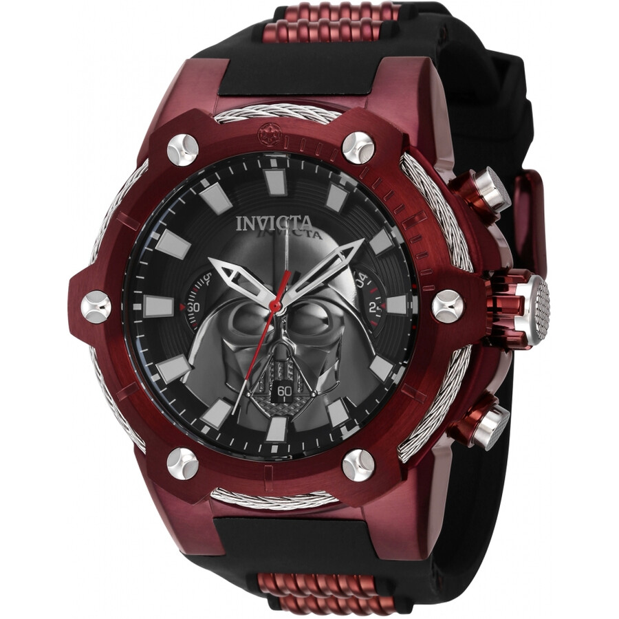 Invicta Star Wars Darth Vader Chronograph Quartz Black Dial Men's Watch ...