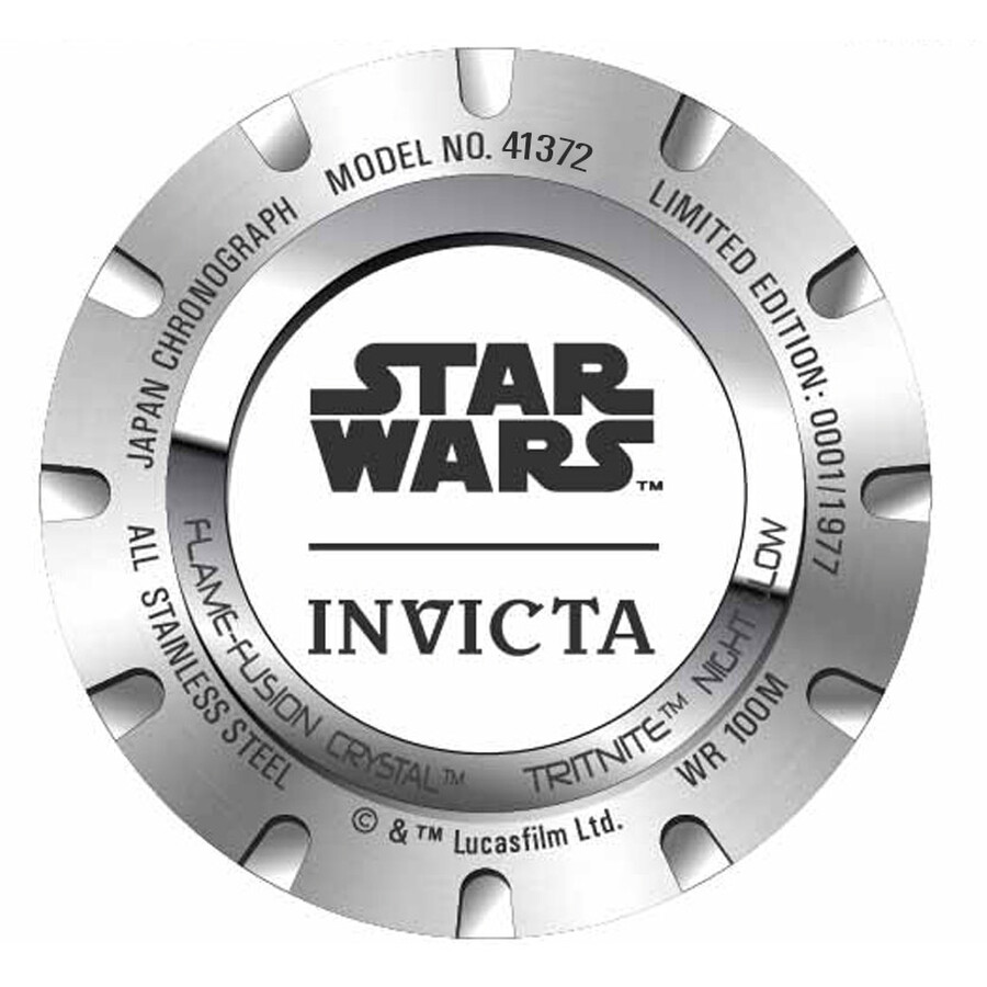 Invicta Star Wars Darth Vader Chronograph Quartz Black Dial Men's Watch ...
