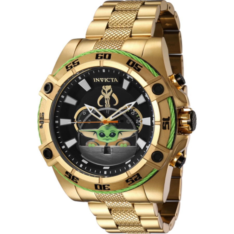 Invicta Star Wars The Child Chronograph GMT Quartz Men's Watch 41219 ...