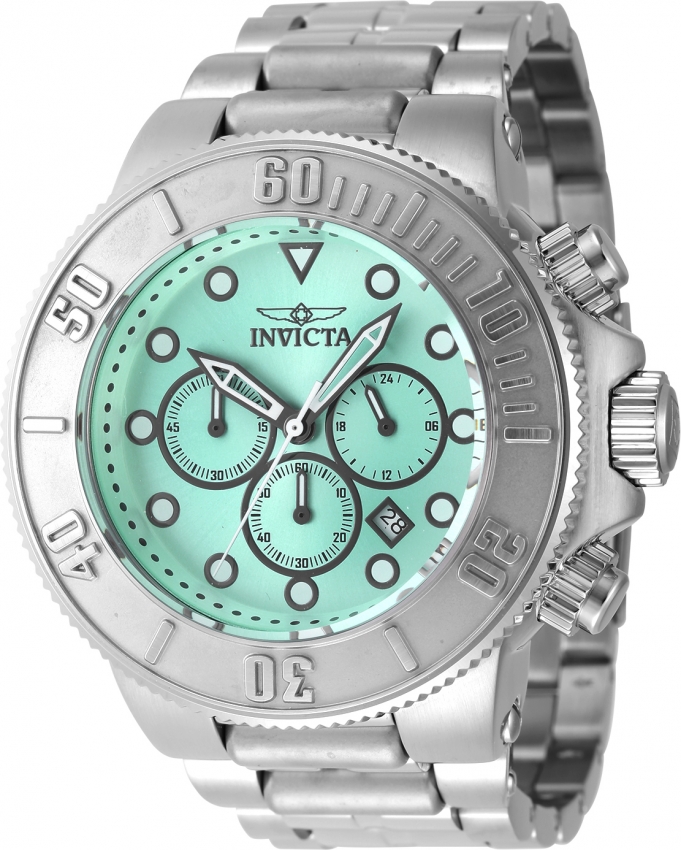 Invicta Subaqua Chronograph Date GMT Quartz Turquoise Dial Men's Watch ...