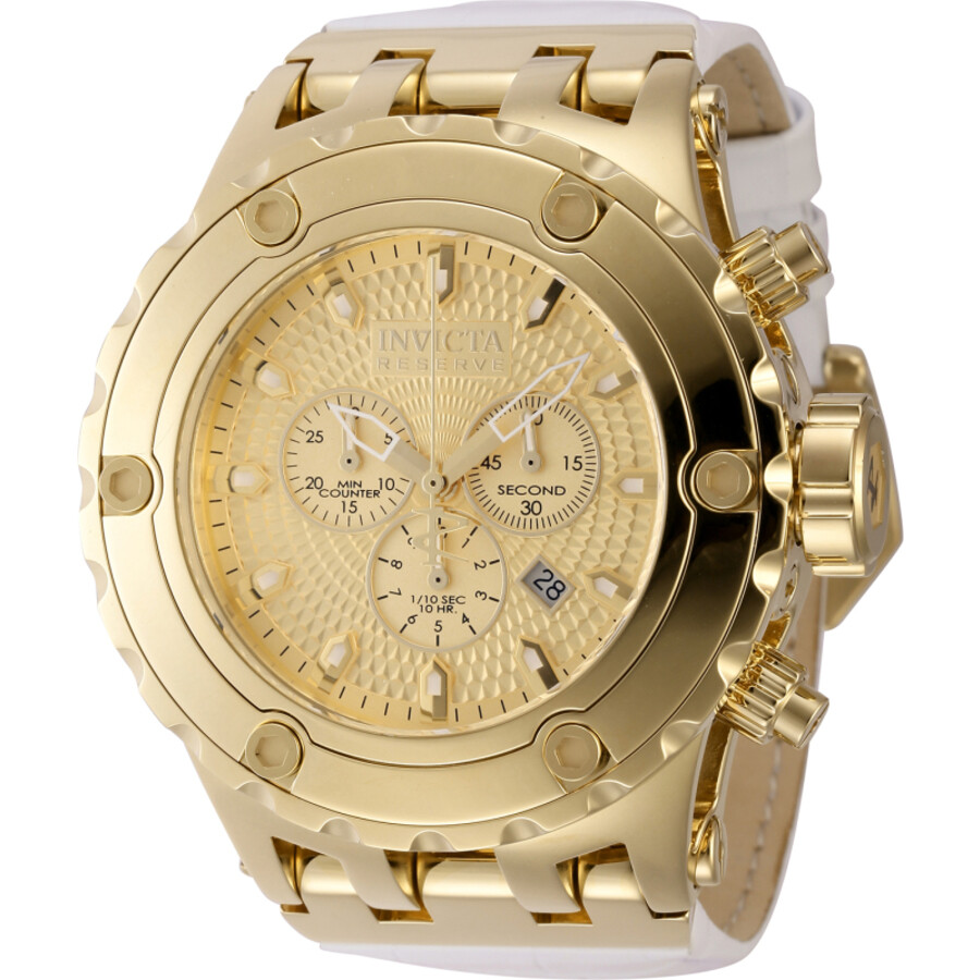 Invicta Subaqua Chronograph Date Quartz Gold Dial Men's Watch 44737 ...
