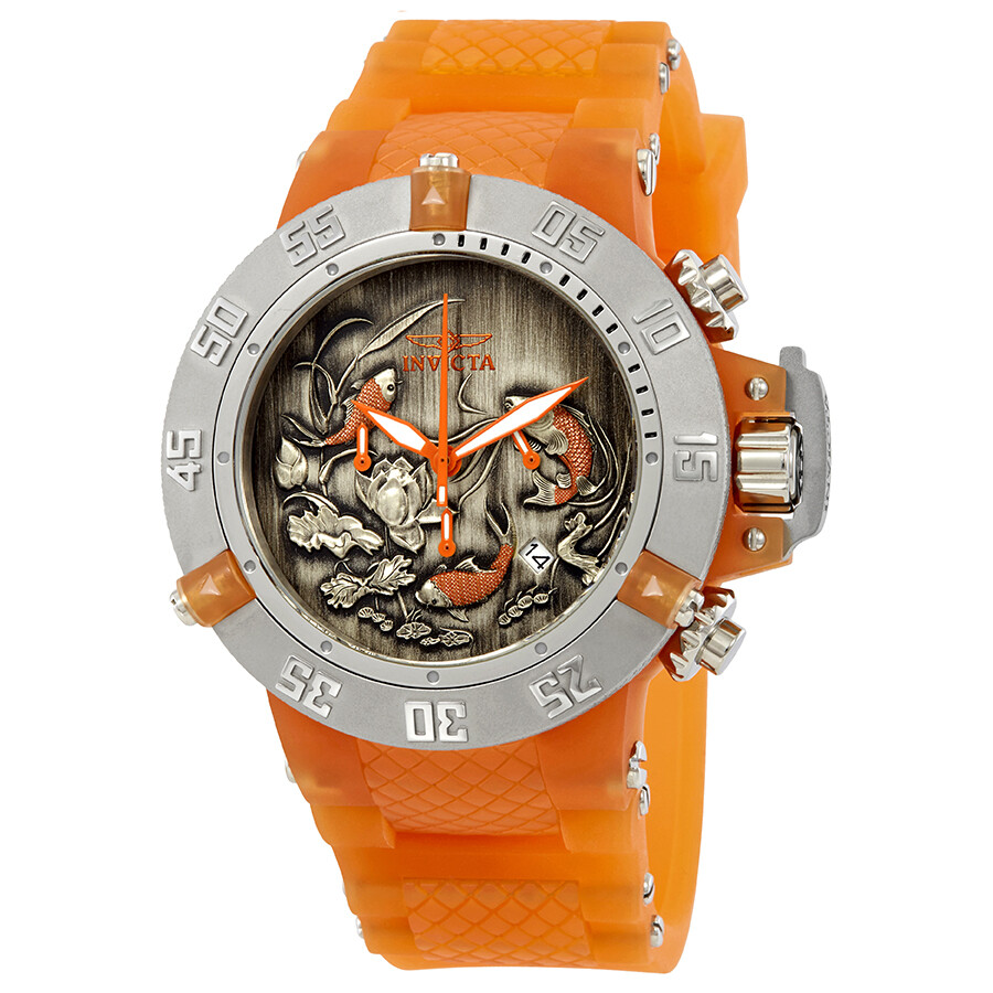 Invicta Subaqua Koi Fish Chronograph Men's Watch 24356 886678295319 ...