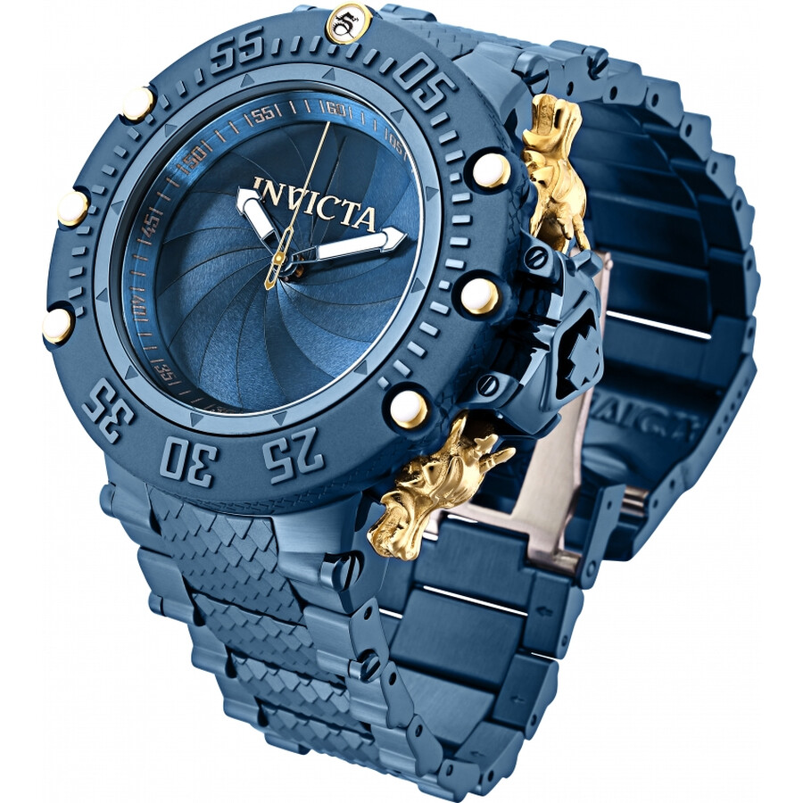 Invicta Subaqua Noma V Shutter Chronograph Quartz Blue Dial Men's Watch ...