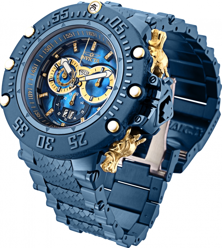 Invicta Subaqua Noma V Shutter Chronograph Quartz Blue Dial Men's Watch ...
