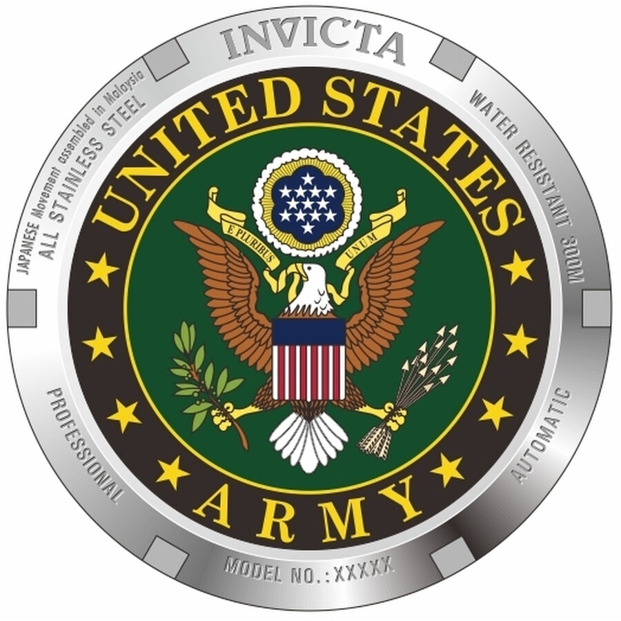 Invicta U.S. Army Automatic Camouflage Dial Ladies Watch 31858 ...