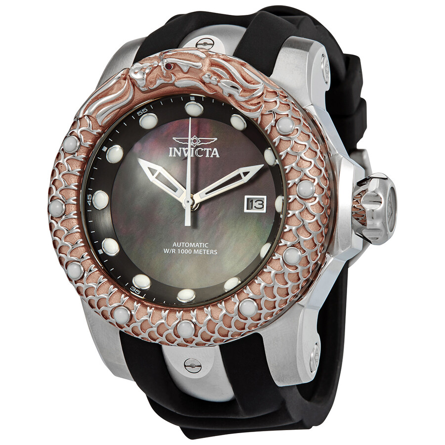 Invicta Venom Subaqua Dragon Automatic Black Dial Men's Watch 33599 ...