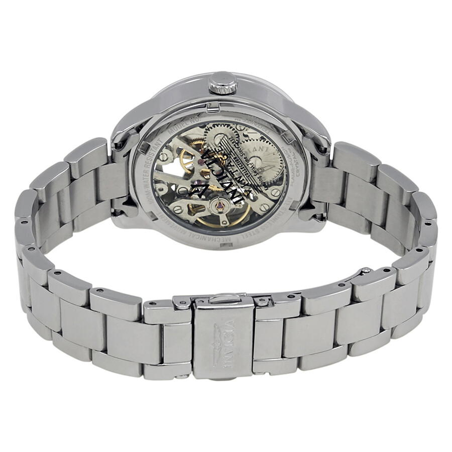 Invicta Vintage Hand Wind Silver Skeleton Dial Ladies Watch 25750 ...