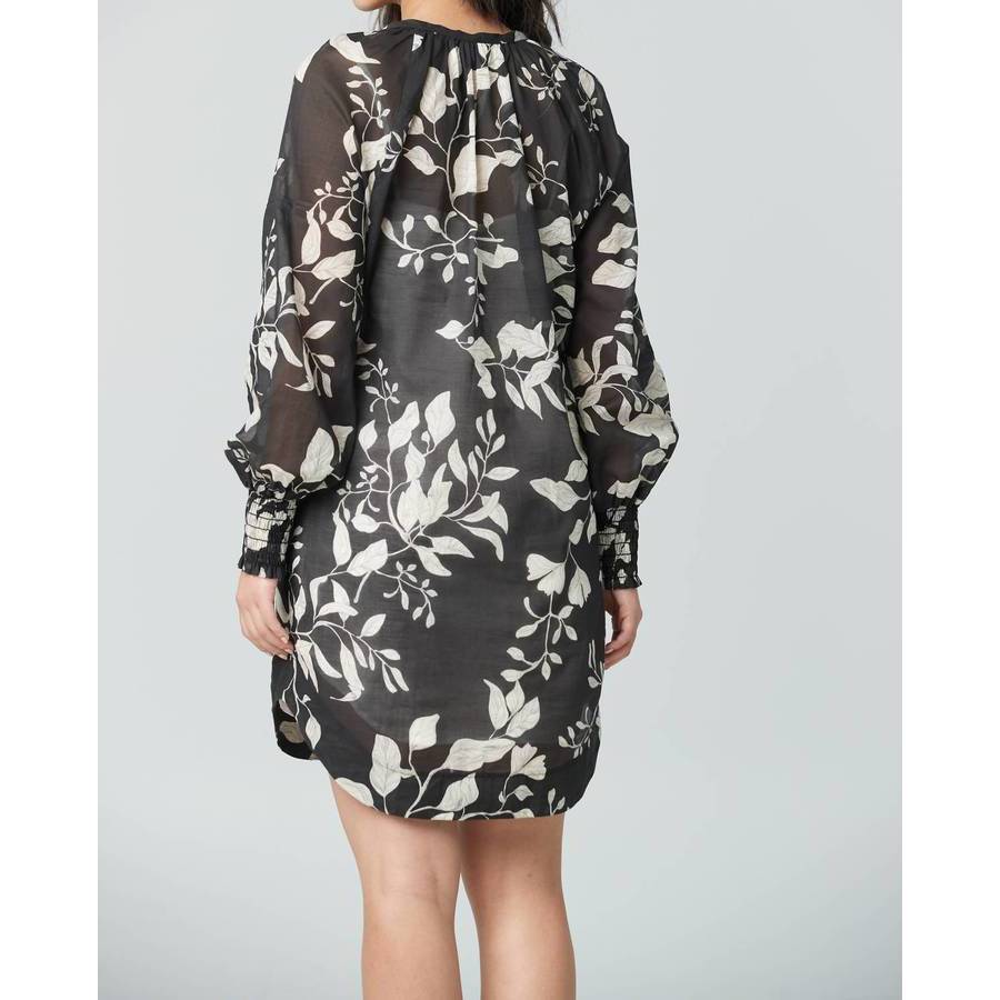 Iris Setlakwe Ladies Boho Dress With Billowy Sleeves Black, Size 8 ...